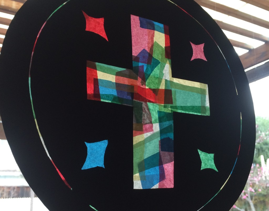 Stained Glass Windows with Tissue Paper – Defiantly Domestic